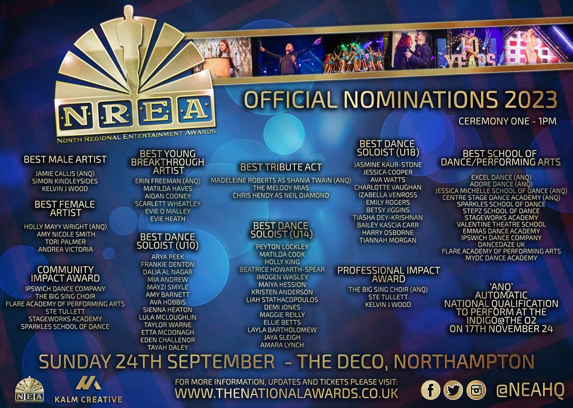 WE ARE IN THE FINALS OF THE NATIONAL ENTERTAINMENT AWARDS! - The Big Sing
